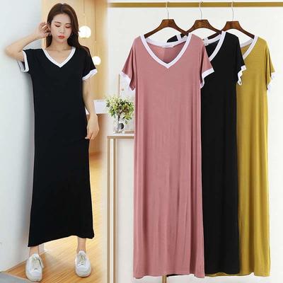 Summer New Modal cotton long dress, women