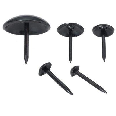 200/100pcs Black Upholstery Nails Round Head Metal Pushpins