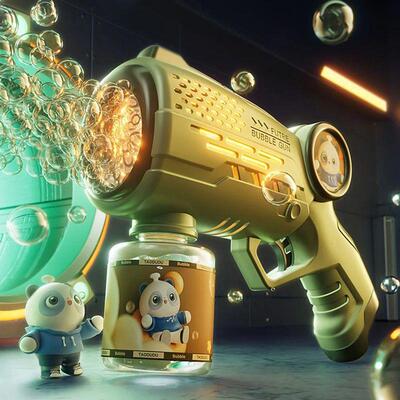 New Summer Bubble Gun Electric Spray Bubbles Machine Automat