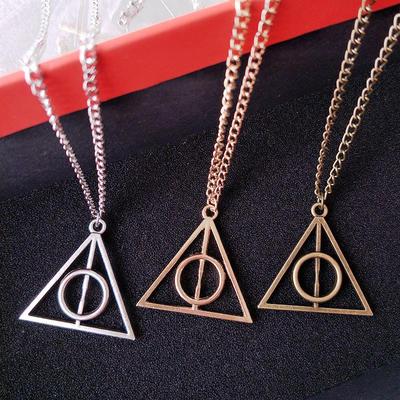 Triangle Necklace The Deathly Hallows Pendant Action Toy Fig
