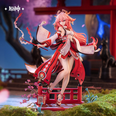 原神八重神子比例手办