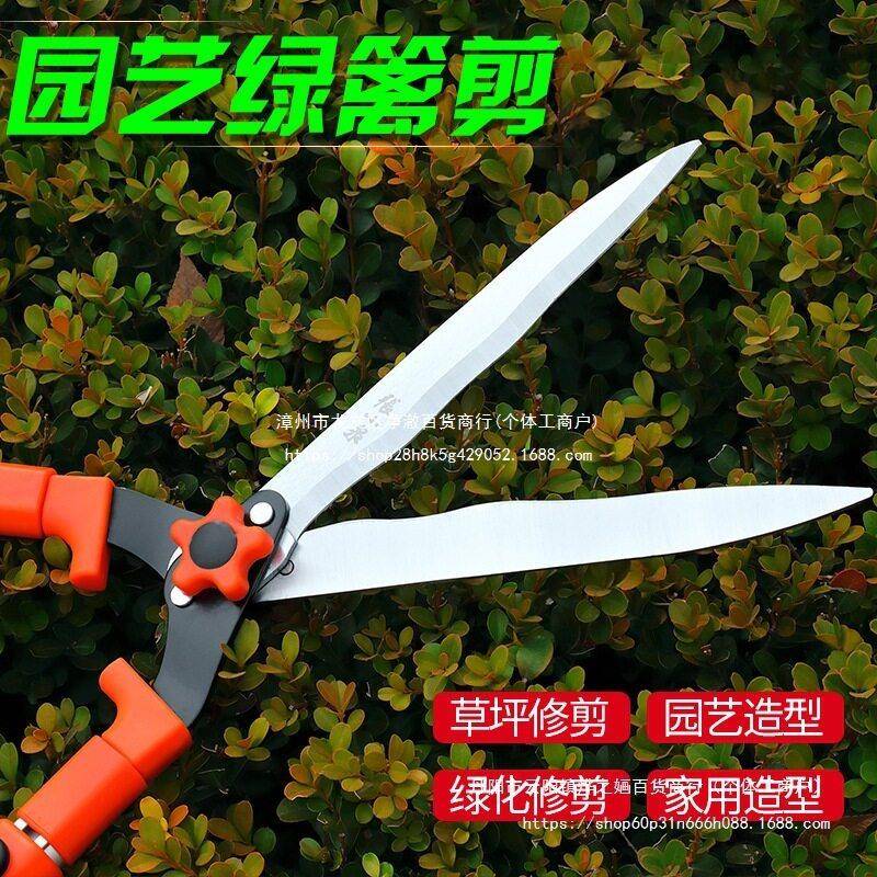 张小泉园艺剪刀加长大修枝剪花草伸缩绿化家用工具绿篱园林修剪树