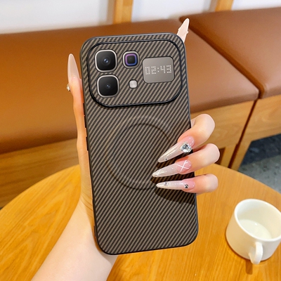 适用传音Infinix Note60手机壳磁吸纤维纹高级皮套新款Note60Pro保护套奢华简约个性时尚超薄全包防摔手机套