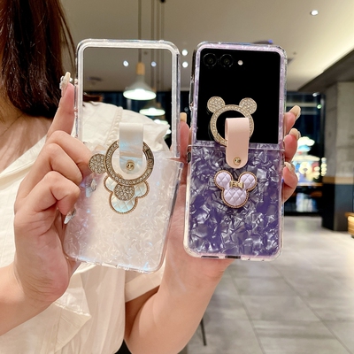 适moto摩托罗拉razr60手机壳联想2024折叠屏motorazr50ultra贝壳纹raza保护套ulta小香风腕带rarz网红外壳pro