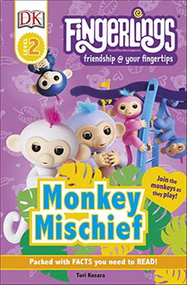 现货 进口英文原版 Fingerlings Monkey Mischief UKS00101 鱼苗猴子恶作剧UKS0101 儿童分级阅读读物