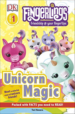 现货 进口英文原版 Fingerlings Unicorn Magic 小鱼独角兽魔法 儿童分级阅读读物
