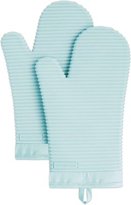 美国代购KitchenAid Silicone Oven Mitt Set 耐热硅胶烤箱手套