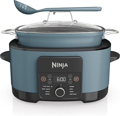 英国代购Ninja SlowCooker MC1001UK 8合1多功能慢炖锅可拆不粘锅
