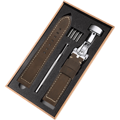 妙百年适用Garmin佳明真皮表带