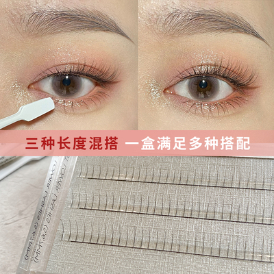 Dark Swan睫毛 Mist丝雾单根款下睫毛嫁接假睫毛自然仿真超纤睫毛