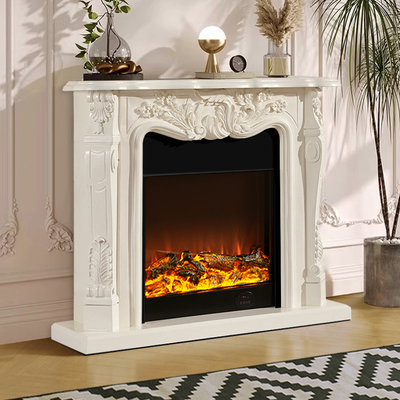 1.2米电子仿真火焰电子壁炉装饰柜定制美式法式壁炉复古家用8096