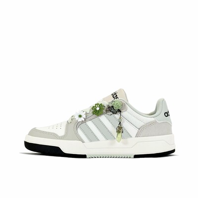 【定制球鞋】adidas neo Entrap   板鞋 青芽溯绽 JI2546