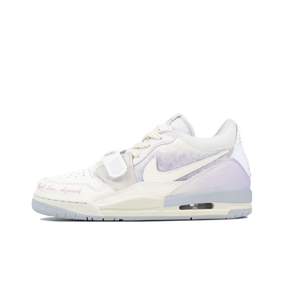 【定制球鞋】Jordan Legacy 312夜冰凝辉 涂绘 米白紫 HJ3483-101