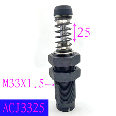 ACA/ACJ亚德客型油压液压缓冲器阻尼器0806/1007/1210/1412可调