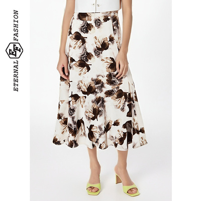 新款印花时尚半身裙女装