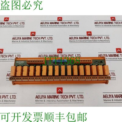 原装供应魏德米勒 RSM 16R 24VDC FB20 M 16道继电器模块 805073