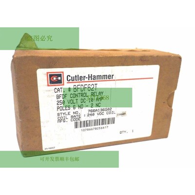 Nuevo CUTLER HAMMER BFDF62T 控制相关