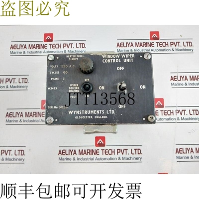 原装供应WYNSTRUMENTS 220 AC 雨刮器控制装置