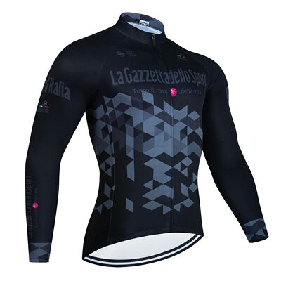Tour De Giro D'ITALIA Long Sleeve Cycling Jersey Autumn Moun