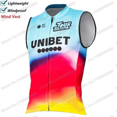 Chaleco de ciclismo a prueba de viento 2024 TDT-Unibet,Chale