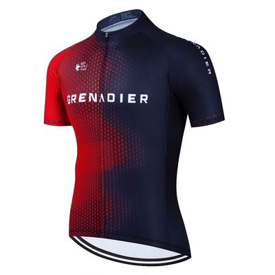 INEOS-maillot de ciclismo de manga corta para hombre, camise