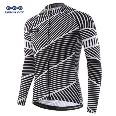 KEMALOCE-Camiseta de manga larga de ciclismo para hombre, ca