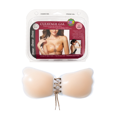 BRAZA蝶形硅胶胸贴聚拢稳固调节