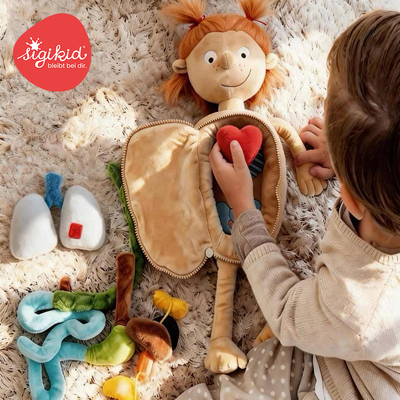 德国sigikid 儿童早教人体认知医生玩偶宝宝启蒙陪玩过家家玩具