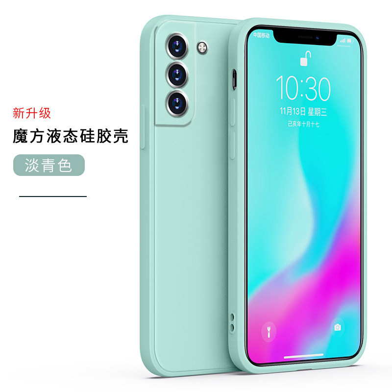 三星s21fe手机壳s21f5g sm-G9900适用GalaxyS21F E直边Case Cover全包镜头s21ef硅胶smg9900 ...