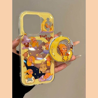 围边月亮船星星人适用vivoS30Promini手机壳s21磁吸支架s19pro卡通s18e女s17e/s16新款S15/S12软壳s10/s9套s7