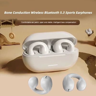 T75 Bone Conduction Wireless Bluetooth 5.3 Headphones