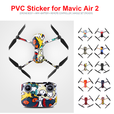 Mavic Air 2/Mini 2 PVC Stickers Set Waterproof Skin Decals