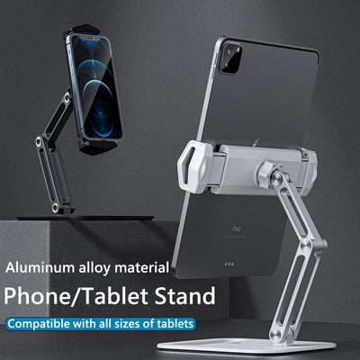 New Aluminum Cellphone Holder Tablet Stand Foldable Three