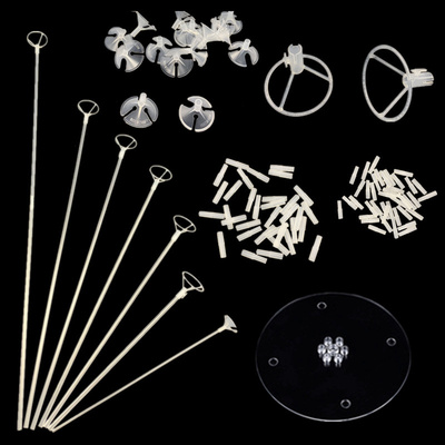 加长透明波波球杆子桌飘支架