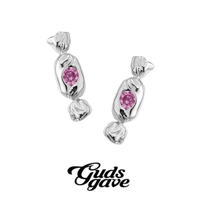 GUDSGAVE甜酷女款锡纸糖果耳钉