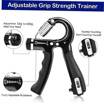 5-60kg Adjustable Hand Grip Srengthener Hand Grip Trainer Wi