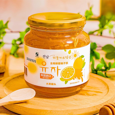 全南蜂蜜柚子茶柠檬茶韩国原装进