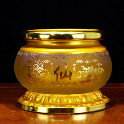 琉璃香炉仙堂口供奉碗供灯果盘