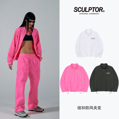 SCULPTOR宽松尼龙外套
