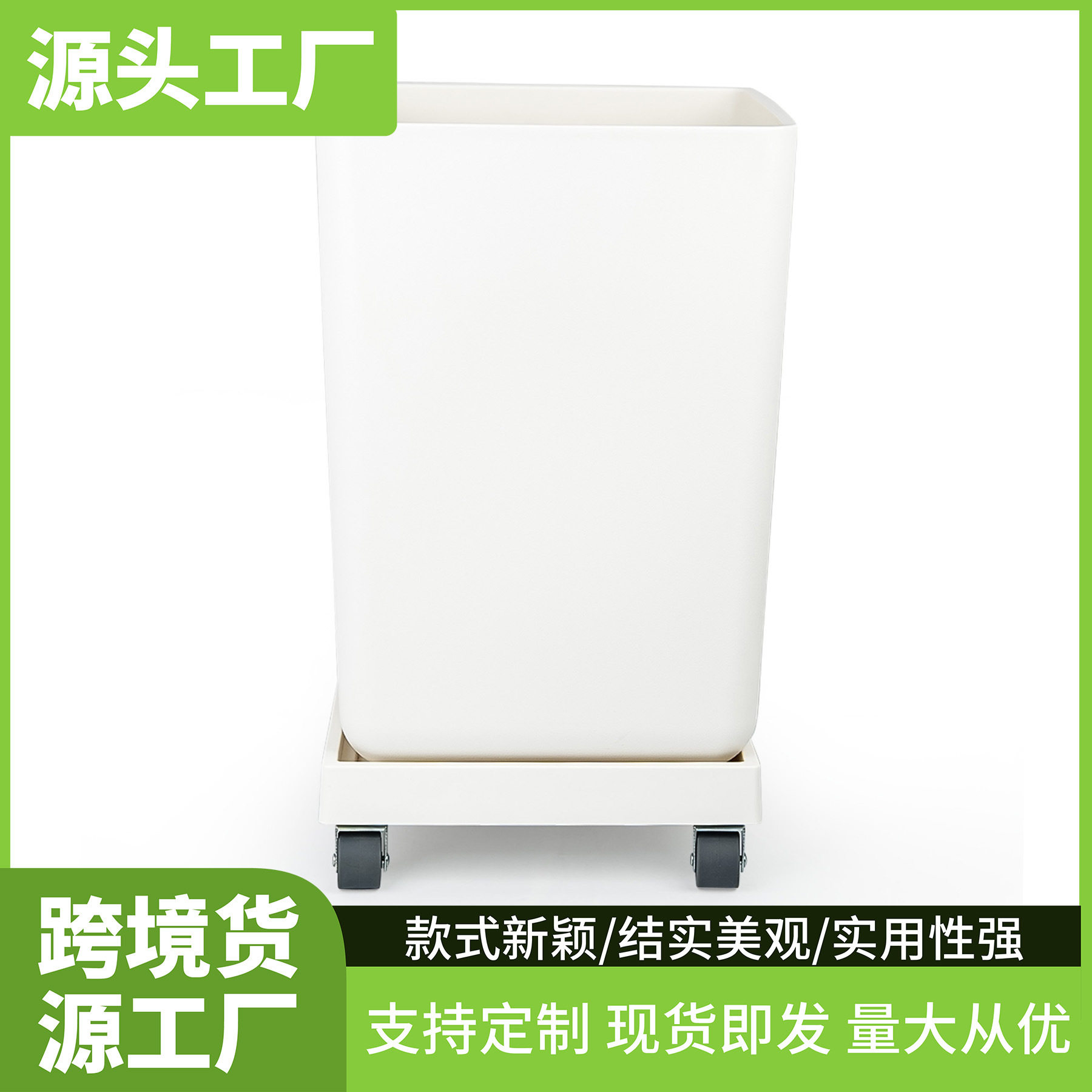 跨境货源厂家花盆高档加厚树脂特大号塑料花盆客厅办公室大型绿植