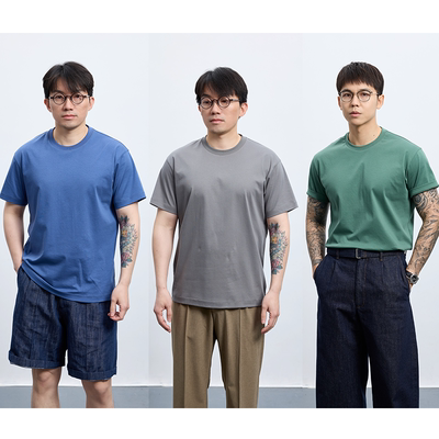 5色打底T60支美产长纤维匹马棉