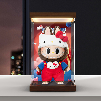 贝格宝适用泡泡玛特THE MONSTERS × HELLOKITTY搪胶公仔收纳盒