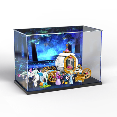 灰姑娘仙蒂皇家马车积木收纳盒