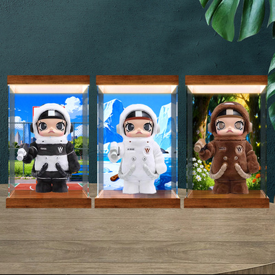 亚克力收纳盒适用于泡泡玛特MEGASPACEMOLLY400%咱们裸熊手办防尘