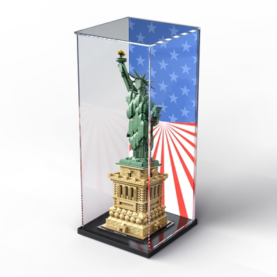 21042女神像建筑街景系列展示盒