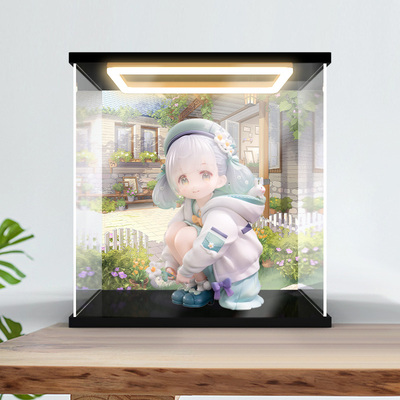 回灯透明收纳盒适用EUSUN寓春文化 给你的花朵 せんちゃ原画 手办