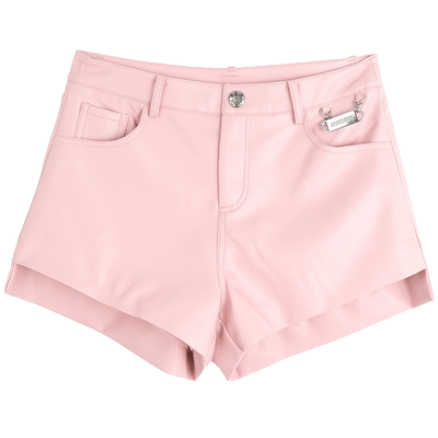 lalabobo2023甜美高腰皮短裤