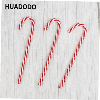 HUADODO 6Pcs/Lot Candy Crutch Christmas Tree Decoration