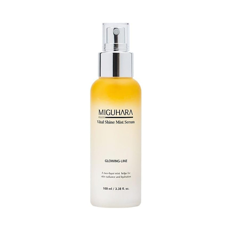 日本代购 MIGUHARA保湿喷雾 定妆补妆 粉感时轻轻一喷即可100ml