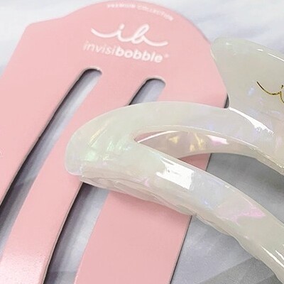 德国invisibobble时尚发饰抓夹特级鲨鱼夹珍珠月光百搭不伤发紧实